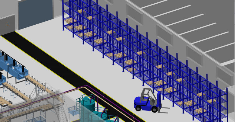 Fabriklayout mit dieser Software in 2D und 3D planen | M4 PLANT