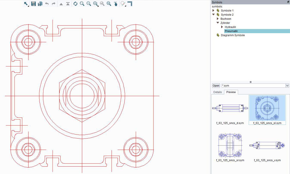CAD Symbole für den Maschinenbau | M4 DRAFTING