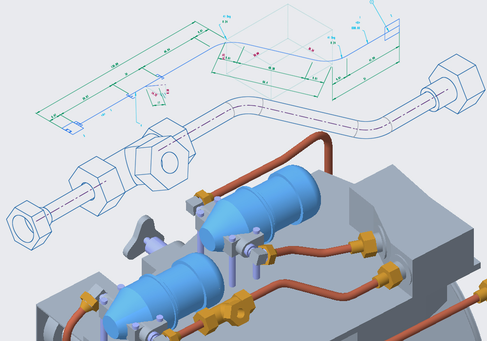Isometrie für PTC Creo Piping | M4 ISO