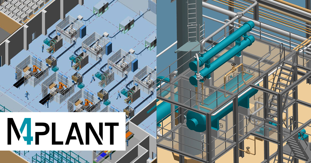 3D-Software für Anlagenbau und Fabrikplanung | M4 PLANT